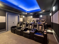 Dramatic Basement Theater Conversion | Smart Systems