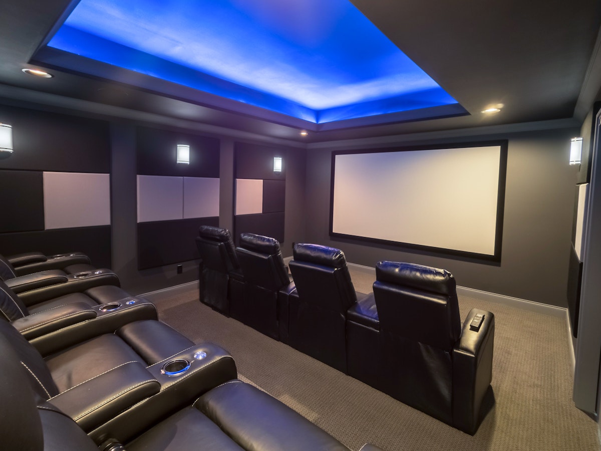 Dramatic Basement Theater Conversion | Smart Systems