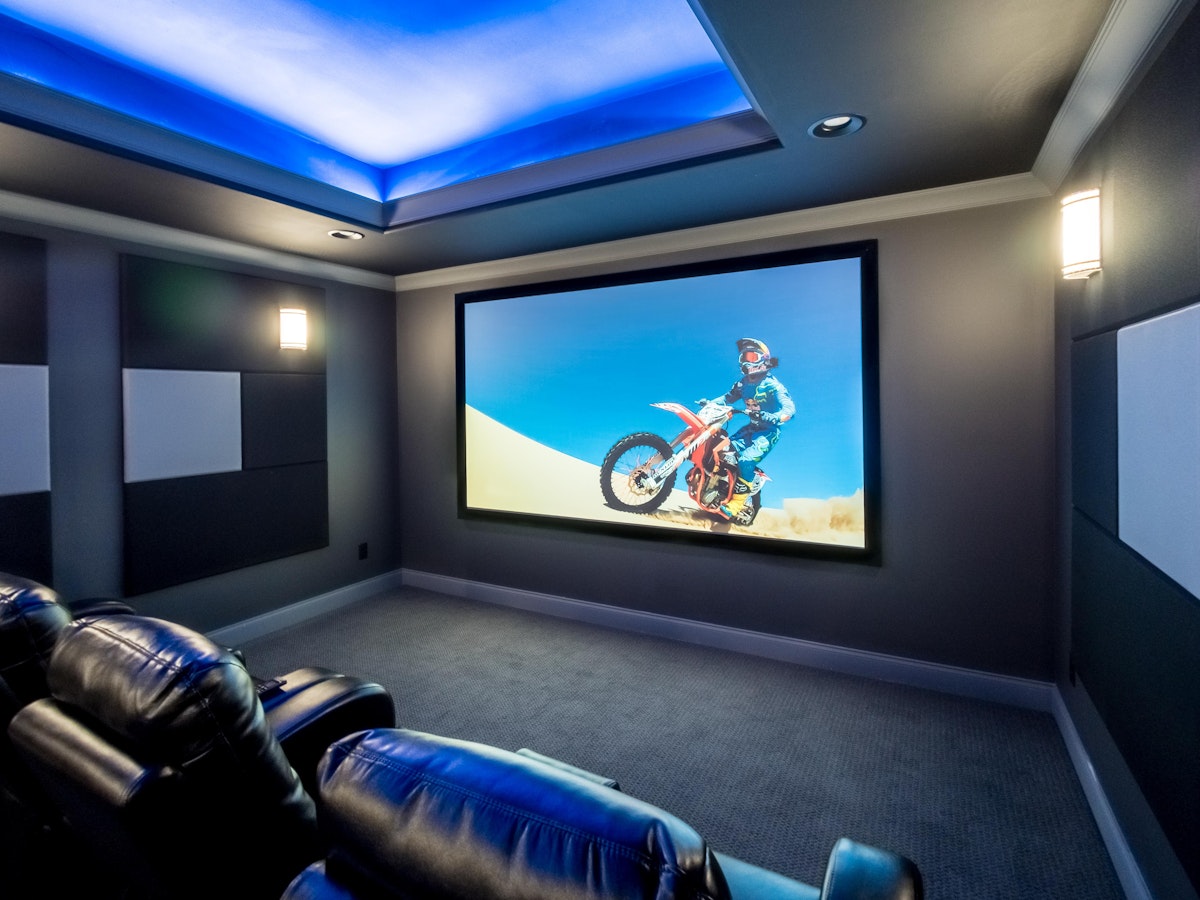 Dramatic Basement Theater Conversion | Smart Systems