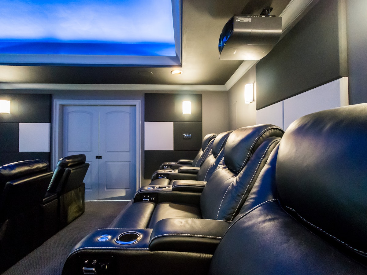 Dramatic Basement Theater Conversion | Smart Systems